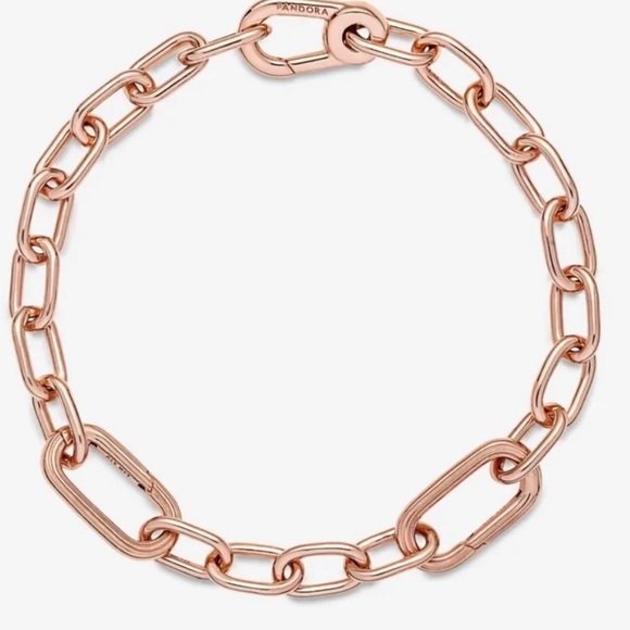 Pandora | Jewelry | Pandora Rose Gold Me Link Bracelet | Poshmark